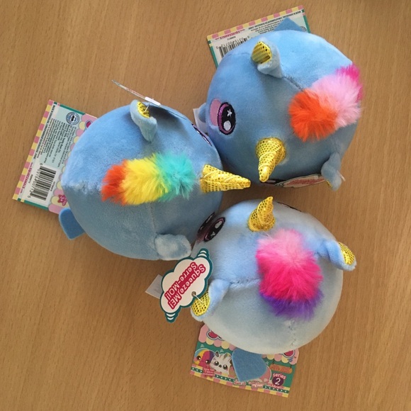 Squeezamals | Toys | Nwt Scented Blue Unicorn Squeezamals Series 2 ...